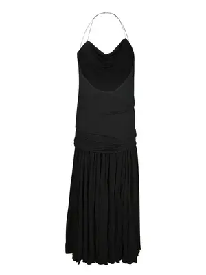 Jacquemus Abiha Gathered Waist Dress - Black