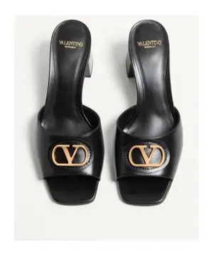 Valentino Garavani 60mm Vlogo Signature Sandals - Black
