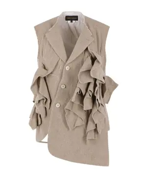 Comme Des Garçons Ruffled Vest - No