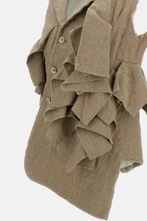 Comme Des Garçons Ruffled Vest