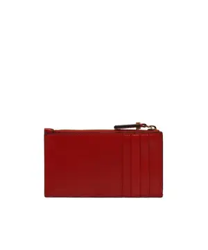 Versace Medusa Zip Wallet - Red