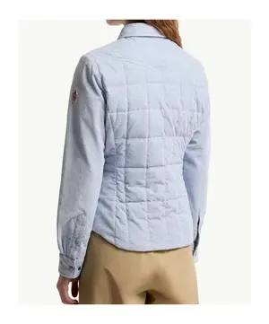 Moncler Corduroy Quilted Jacket - Blue