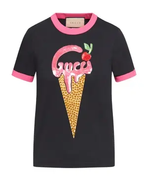 Gucci Ice Cream Sequin Embroidered T-shirt - No