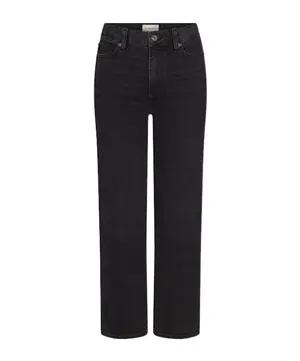 FRAME High-waisted Straight Leg Jeans