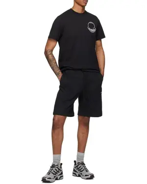 Moncler Logo-printed Crewneck T-shirt - Black