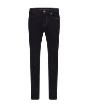 PT TORINO Skinny Jeans With Contrast Stitching - Black