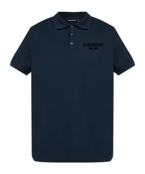 Dsquared2 Logo Detailed Short-sleeved Polo Shirt