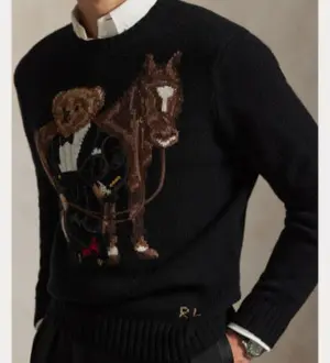 Polo Ralph Lauren Polo Bear And Horse Intarsia Knit Jumper