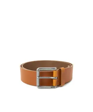 Hugo Boss Leather Buckle Belt - Brown