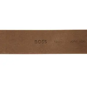 Hugo Boss Leather Buckle Belt - Brown