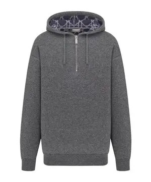 Dior Icons Hooded Sweatshirt - Gray