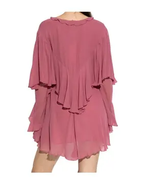LoveShackFancy Liraine Tiered Mini Dress