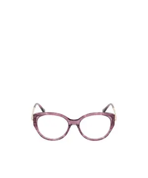 Max Mara Max Mara Oval Frame Eyeglasses Multicolor