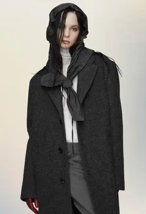 MAISON MARGIELA Hooded Drawstring Hat