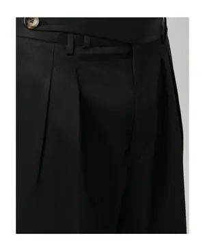 PT TORINO High-waisted Tailored Pants - Black