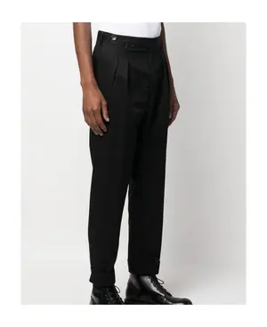 PT TORINO High-waisted Tailored Pants - Black