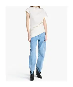 J.W.ANDERSON Lace-panelled Asymmetric Blouse