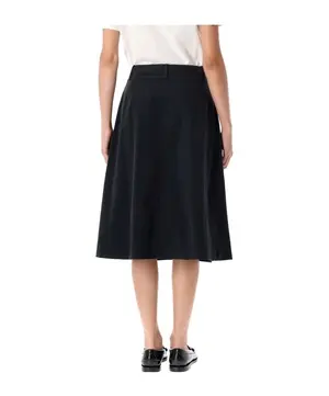 A.p.c. Pleated Cotton Midi Skirt