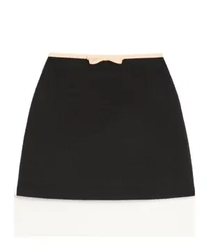 Valentino Garavani Crepe Couture Bow Detailed Mini Skirt