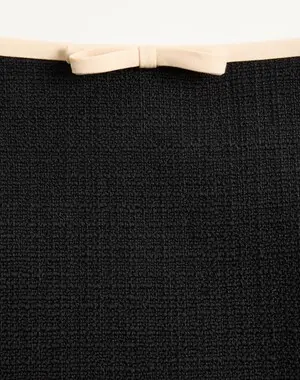 Valentino Garavani Crepe Couture Bow Detailed Mini Skirt