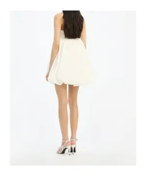ROTATE BY BIRGER CHRISTENSEN Satin Mini Bubble Dress