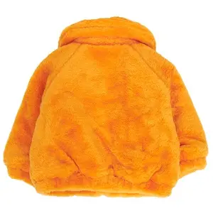 MINI RODINI Faux Fur Panda Patch Bomber Jacket