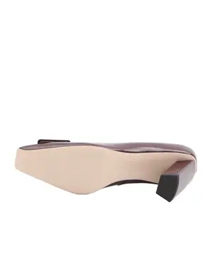 ROGER VIVIER Logo Buckled Block Heel Pumps