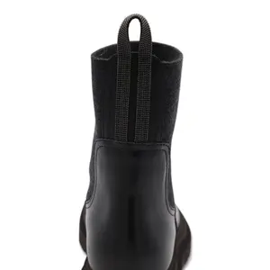 Brunello Cucinelli Precious Loop Detail Ankle Boots