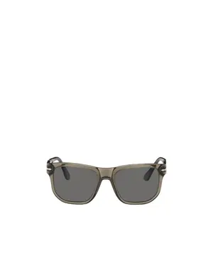 Persol Rectangle Logo Sunglasses - Gray