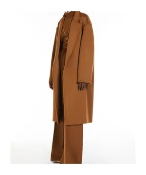 Max Mara Melinda Belted Long-sleeved Coat - Brown