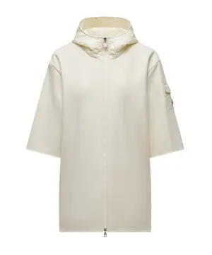 Moncler Poczno Zip-up Cape - White
