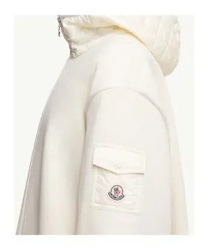 Moncler Poczno Zip-up Cape - White