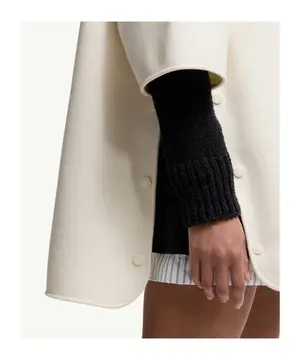 Moncler Poczno Zip-up Cape - White