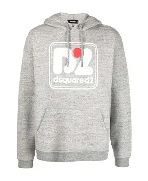 Dsquared2 Logo Printed Drawstring Hoodie