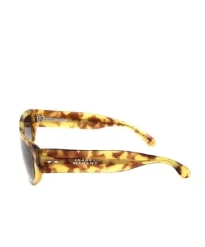 Isabel Marant Étoile Geometric Frame Sunglasses - Black