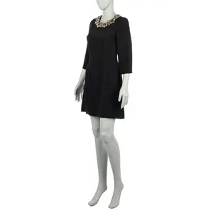 Dolce & Gabbana Embellished Round Neck Dress