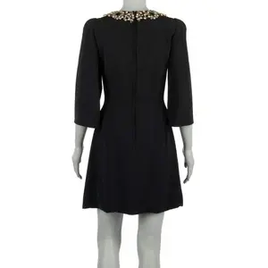 Dolce & Gabbana Embellished Round Neck Dress