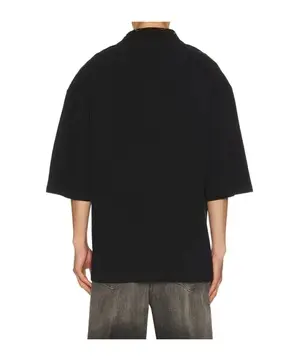 Amiri Embellished Oversized Polo Shirt