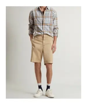 Woolrich Garment-dyed Twill Cargo Shorts - Travertine