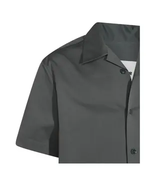 JIL SANDER Satin Shirt - Grey
