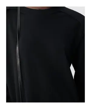 ANN DEMEULEMEESTER Crew-neck Sweatshirt With Raglan Sleeves