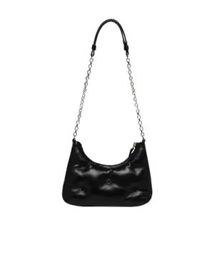 MAISON MARGIELA Micro Glam Slam Zipped Shoulder Bag - Black