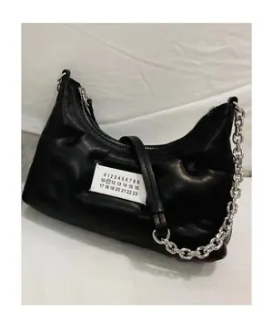 MAISON MARGIELA Micro Glam Slam Zipped Shoulder Bag - Black