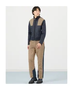 Gucci Gg Canvas Straight Leg Trousers