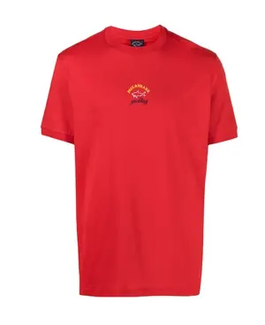 PAUL  SHARK Front Logo Print T-shirt