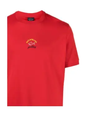 PAUL  SHARK Front Logo Print T-shirt