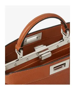 Fendi Peekaboo Iseeu Small Tote Bag - Brown Gradient