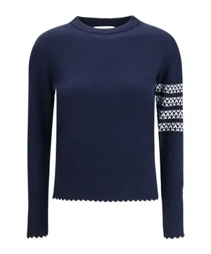 Thom Browne Hector Dachshund Intarsia Sweater - No