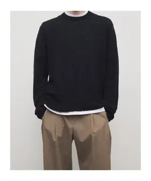 THE ROW Laing Textured Silk Crewneck Sweater