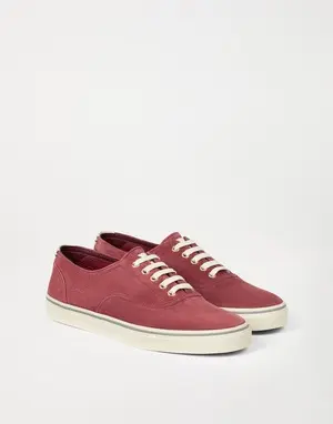 Brunello Cucinelli Logo Patch Sneakers - Red